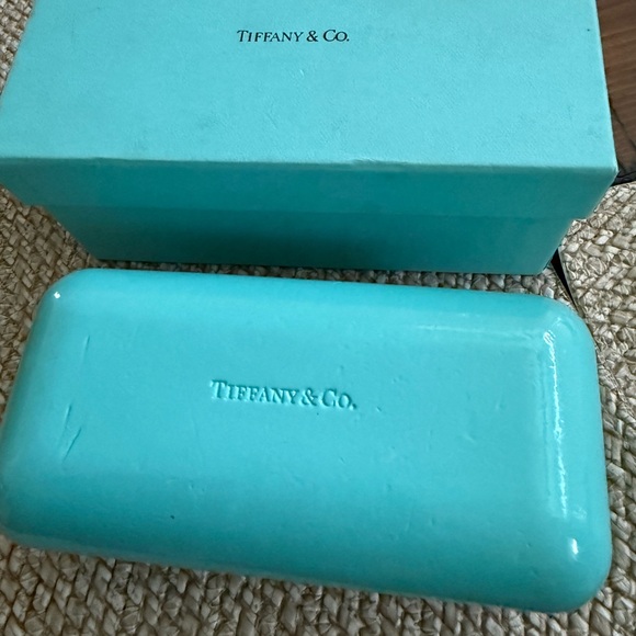 Tiffany & Co. | Accessories | Tiffany Co Turquoise Sunglasses Case ...